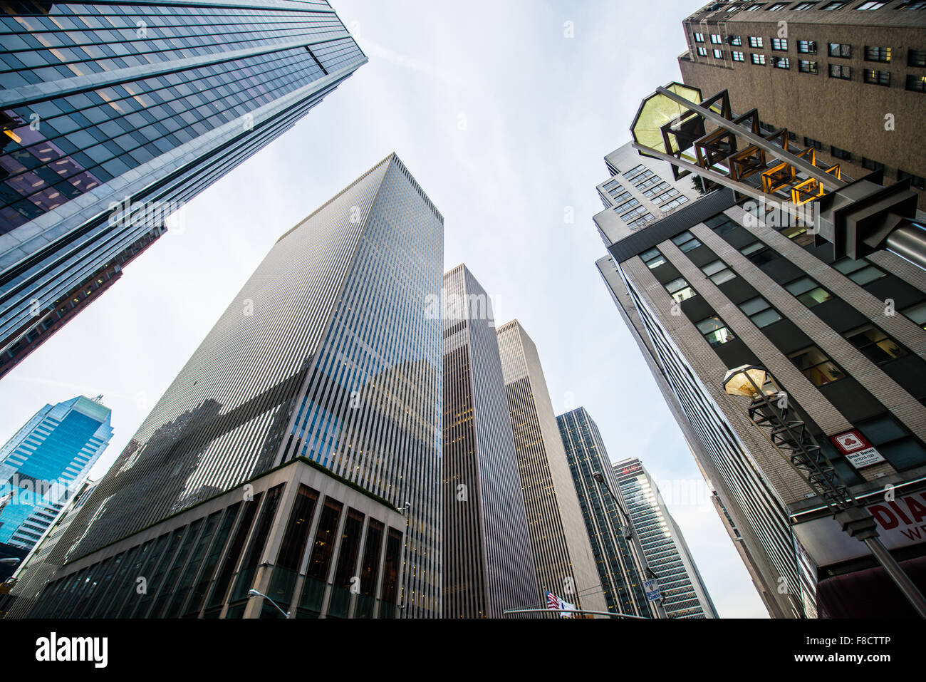Tall skyscrapers shot with perspective Stock Photo - Alamy