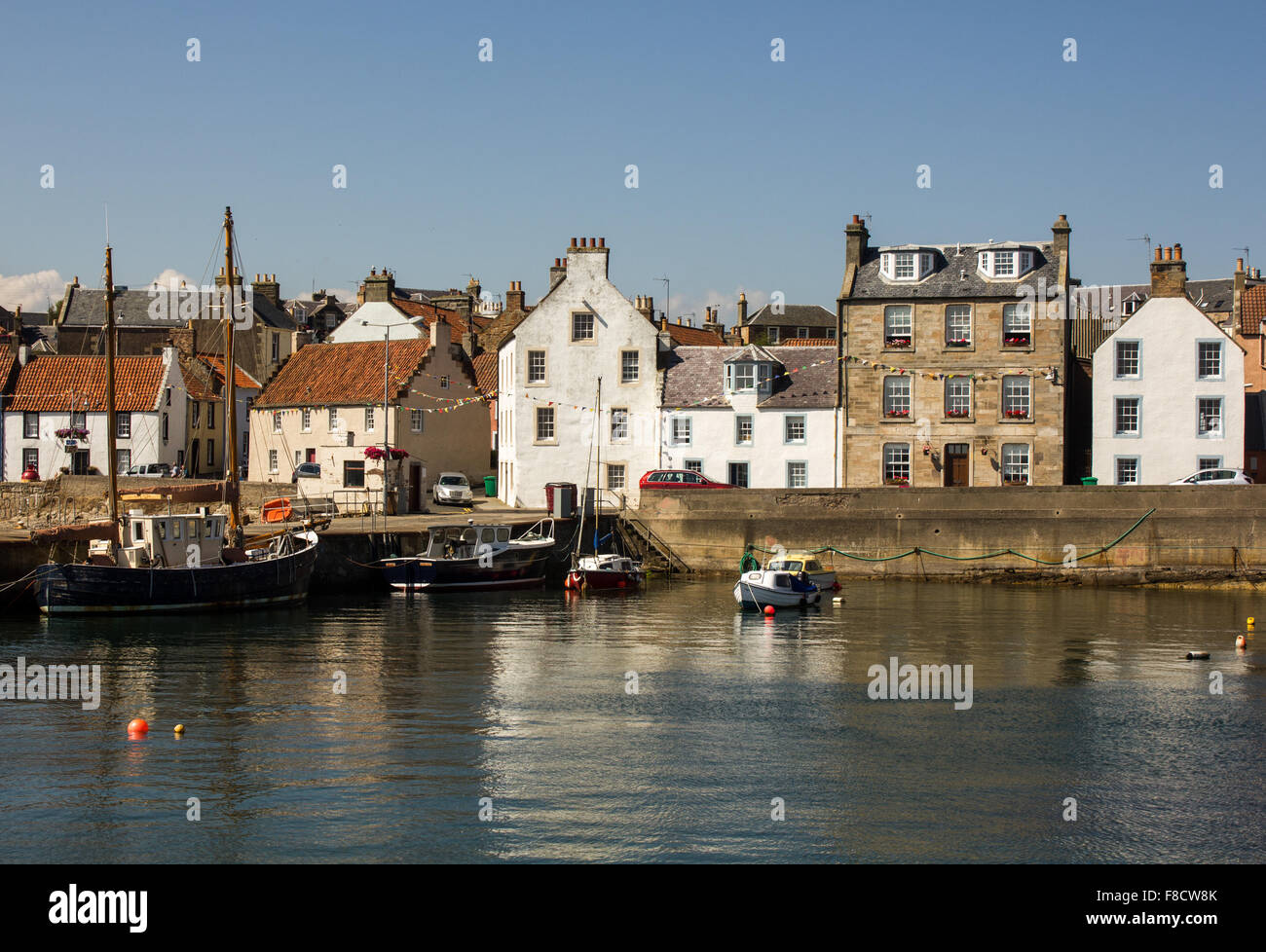 St Monans harbour Stock Photo - Alamy