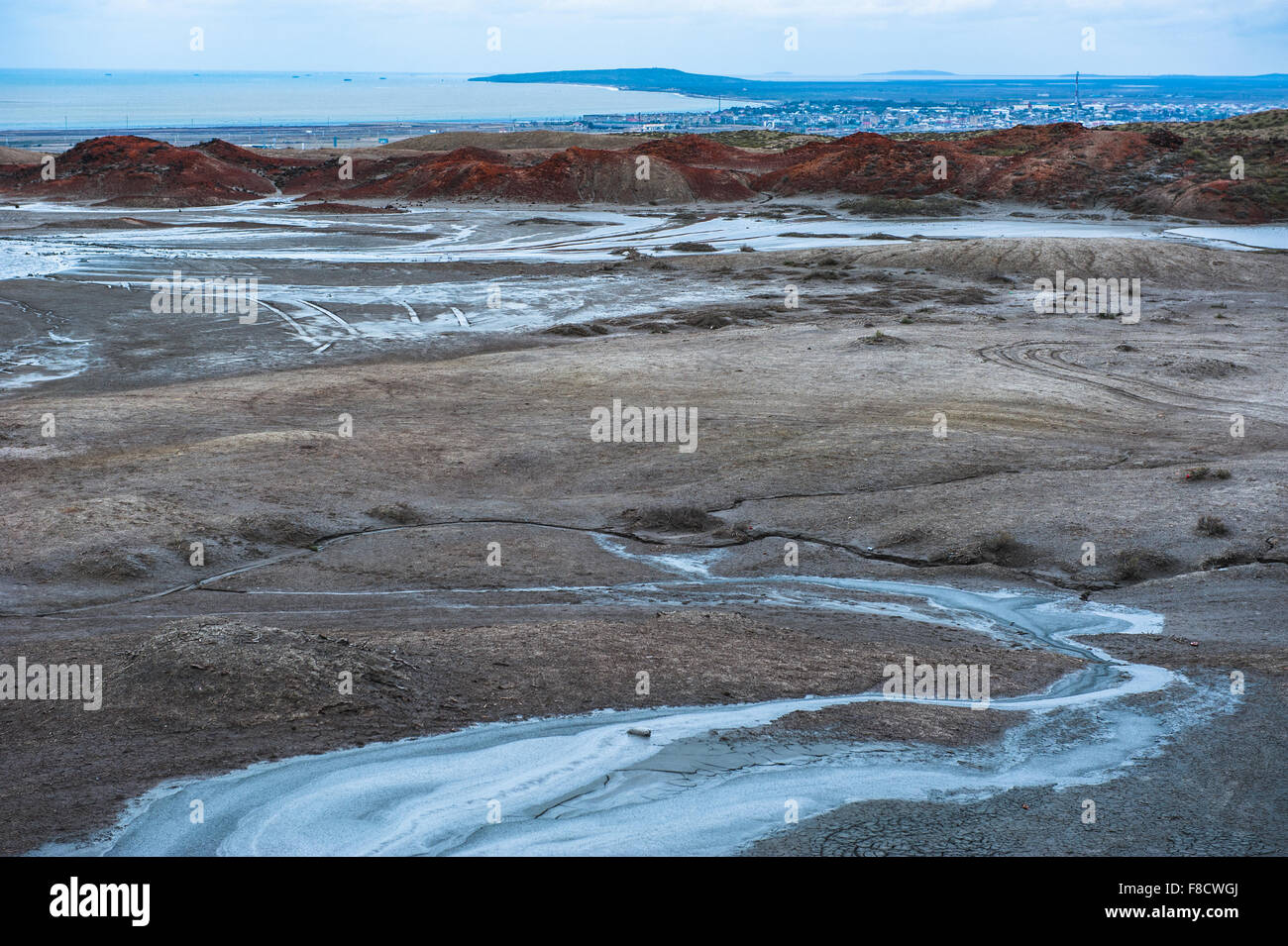Mud Volcano at gobustan in Azerbaijan Stock Photo - Alamy