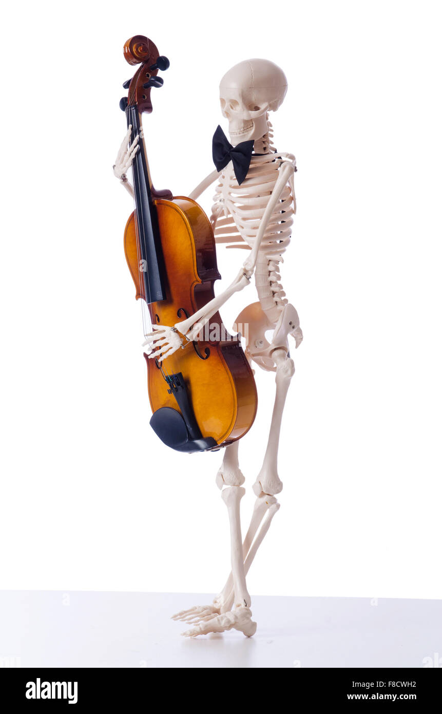 Skeleton hand playing violin hi-res stock photography and images - Alamy