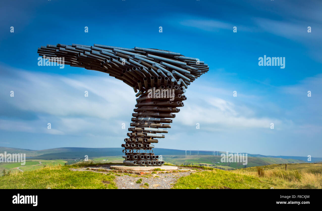Singing Ringing Tree Panopticon on the Pennine Hills near Burnley ...