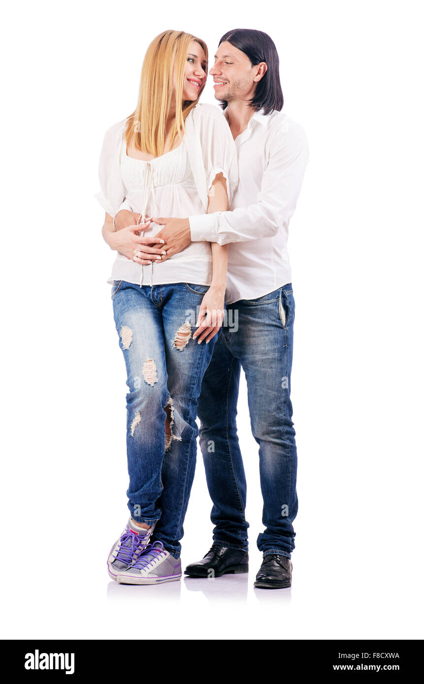 Pair of man and woman Stock Photo - Alamy