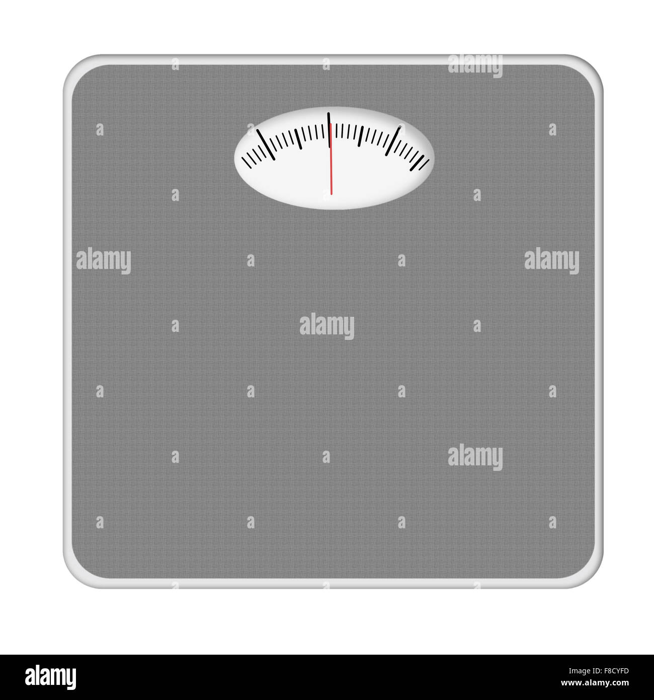 No numbers, weight mentioned. Generic grey bathroom scales, isolated ...