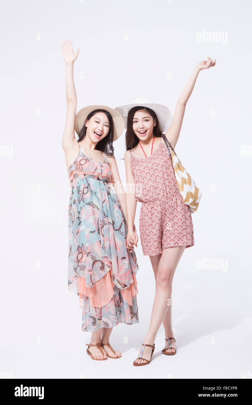 Hands raised bag hi-res stock photography and images - Alamy