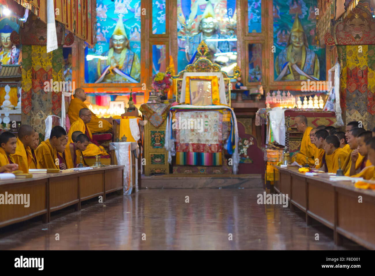 Monk school in Kathmandu Stock Photo - Alamy