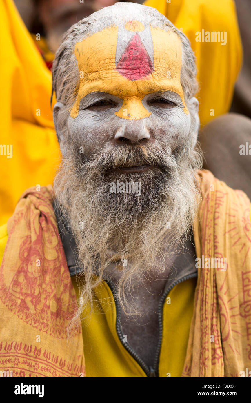 Portrait sadhu holy man hi-res stock photography and images - Alamy