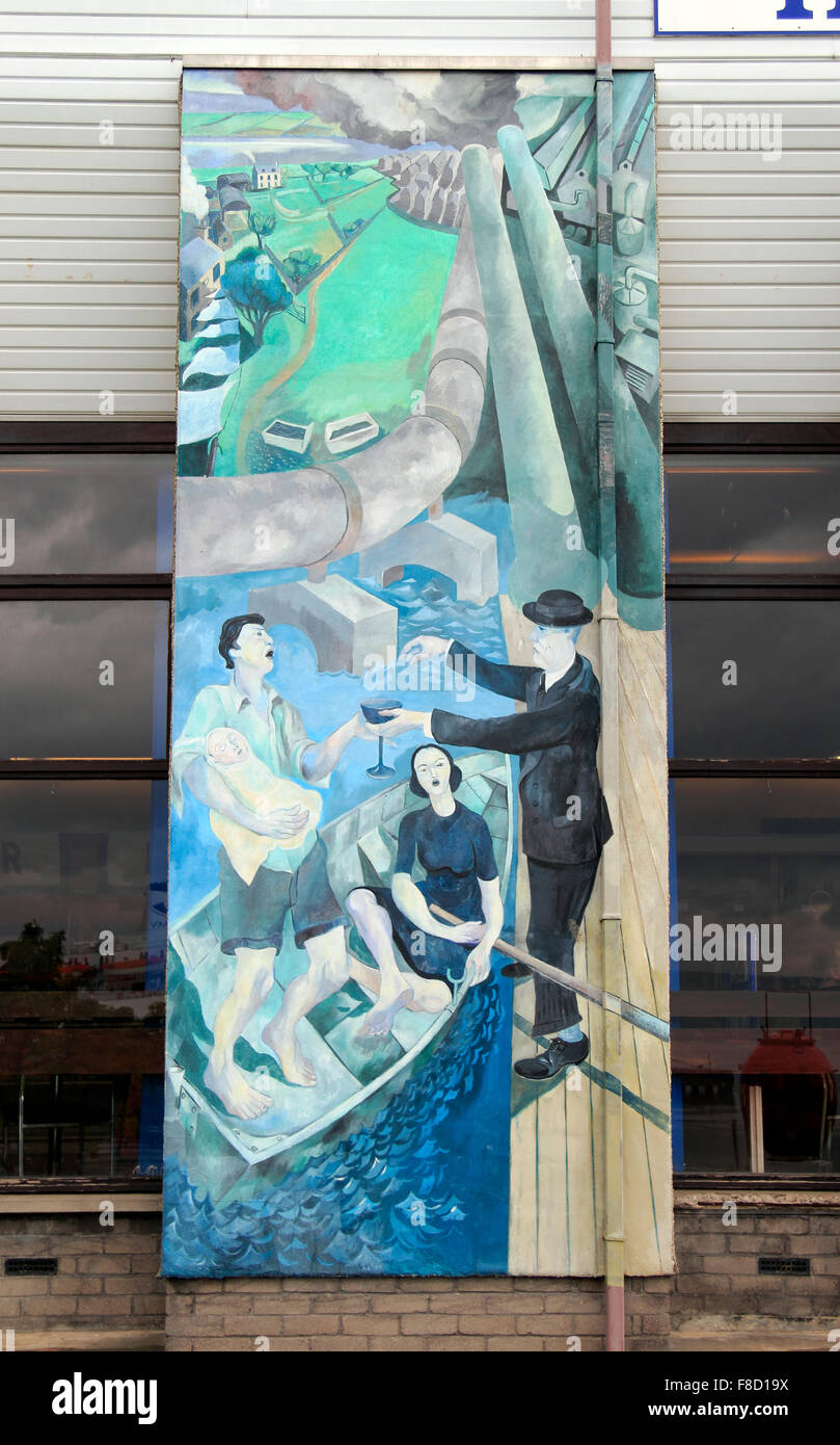 "Heritage of the Firth" mural wall painting Invergordon Museum Highland ...