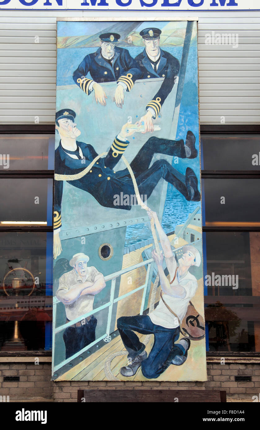 "Heritage of the Firth" mural wall painting Invergordon Museum Highland ...