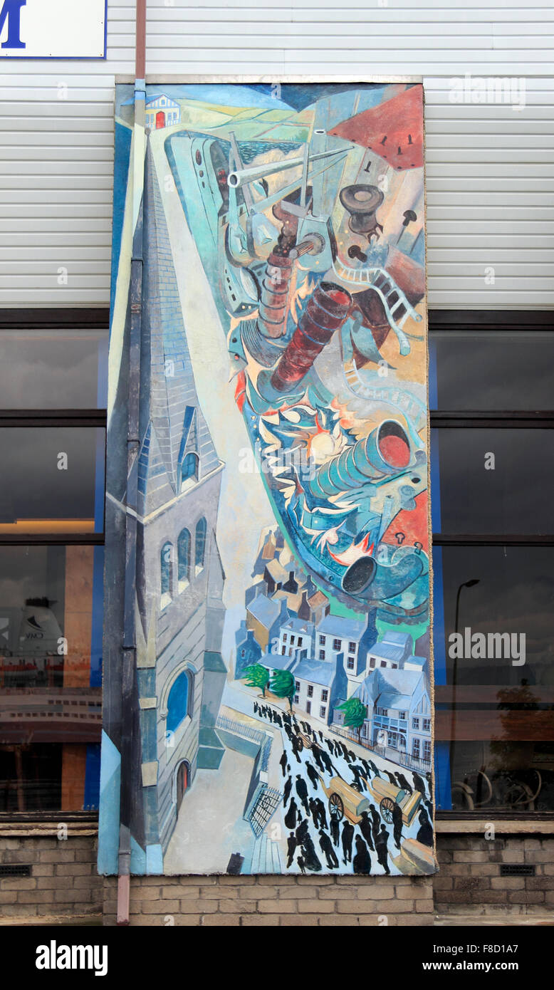 "Heritage of the Firth" mural wall painting Invergordon Museum Highland ...