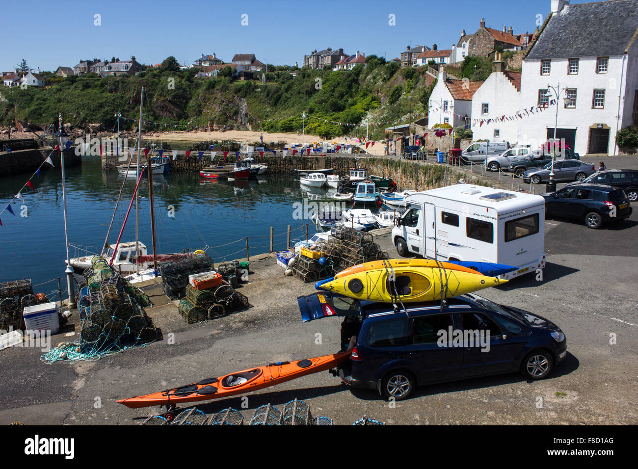 Crail Harbour Fife Scotland Stock Photo - Alamy