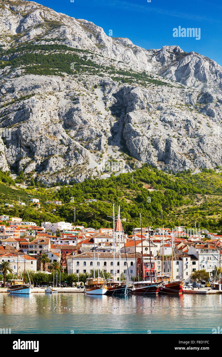 Makarska village, Makarska Riviera - Croatia Stock Photo - Alamy