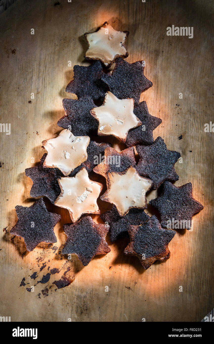 Burnt christmas cookies hi-res stock photography and images - Alamy