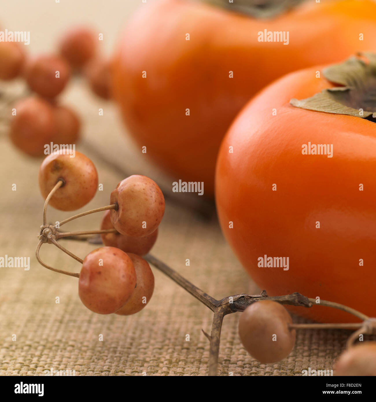 Persimmons fruit hi-res stock photography and images - Alamy