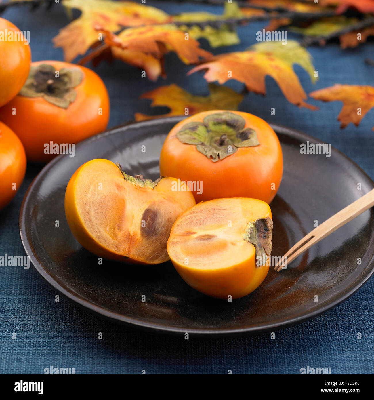 Persimmon in section hi-res stock photography and images - Alamy