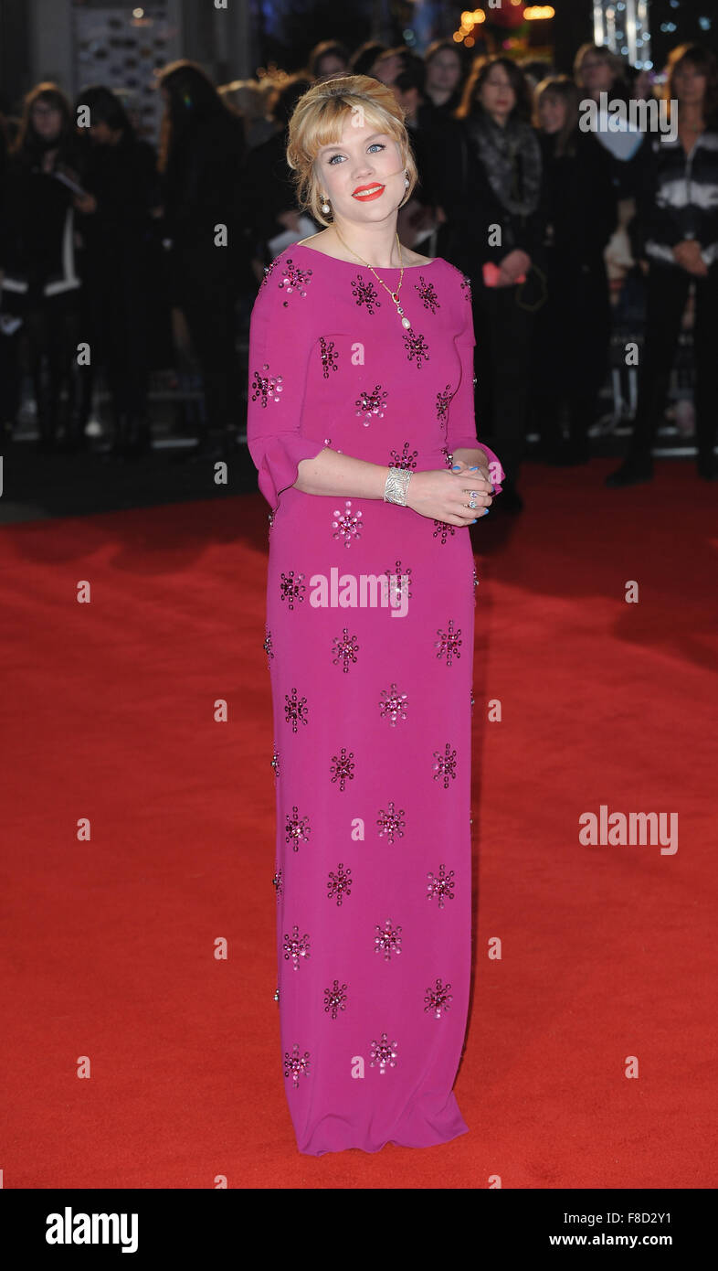 London, UK. 8th Dec, 2015. Emerald Fennell attends the UK Premiere of ...