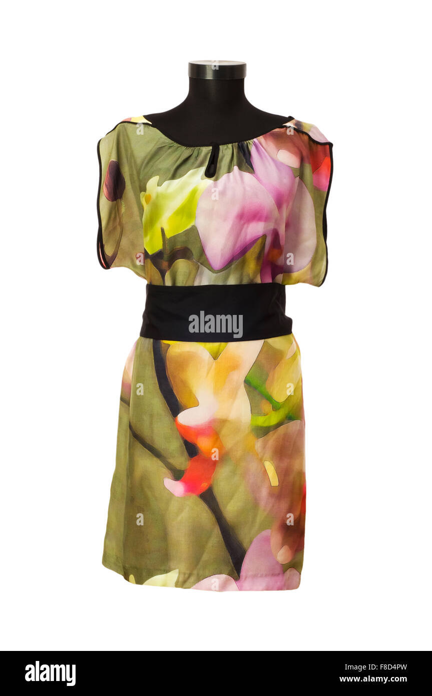 Woman clothing isolated on the white background Stock Photo - Alamy