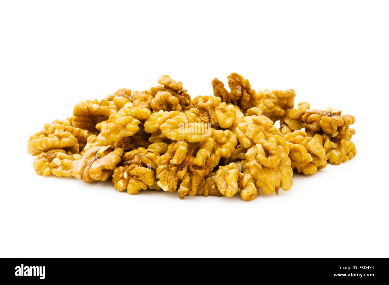 Fresh walnut nuts isolated on the white Stock Photo - Alamy