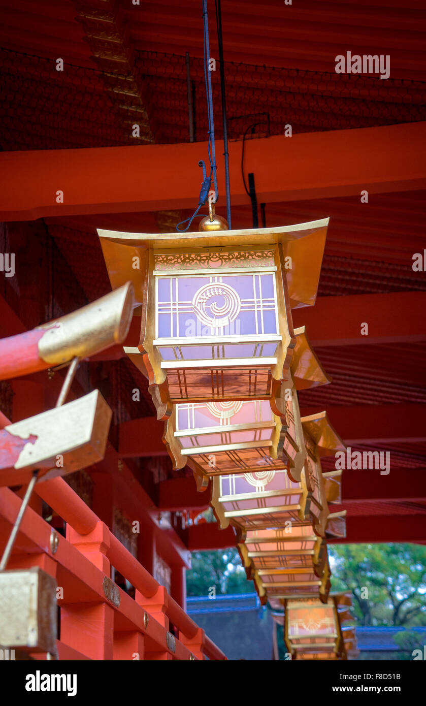 Fushimi Inari Taisha lanterns in Kyoto, Japan Stock Photo - Alamy