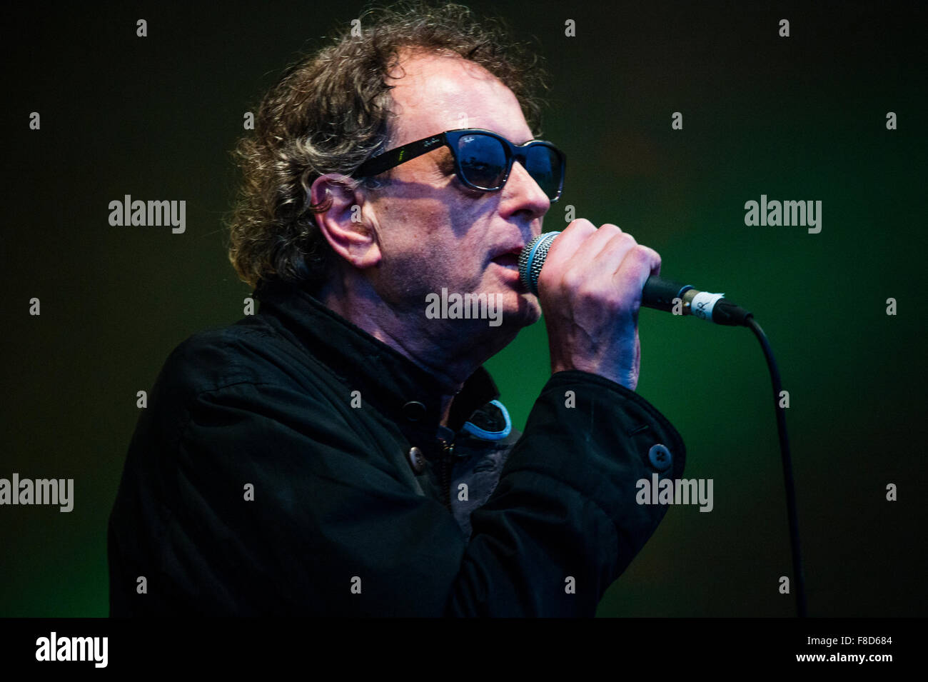 Veteran welsh language musician Geraint Jarman performing on stage at ...