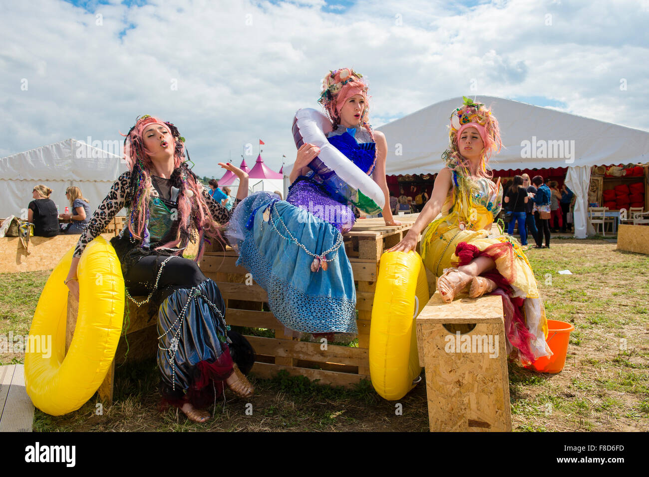 Performance artists 'Kitch n Sync' at The National Eisteddfod of Wales ...