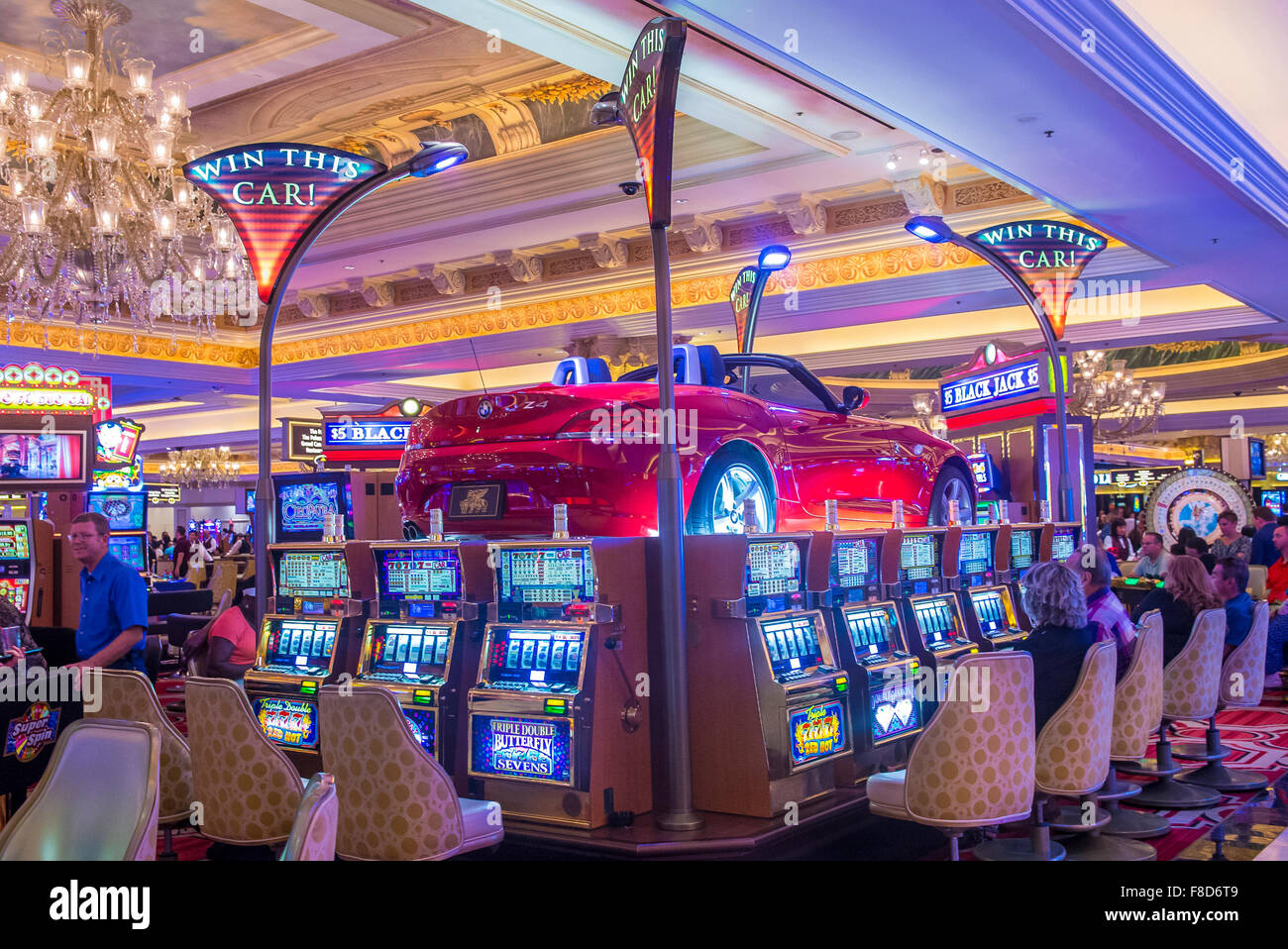 The interior of the Venetian hotel & Casino in Las Vegas Stock Photo ...