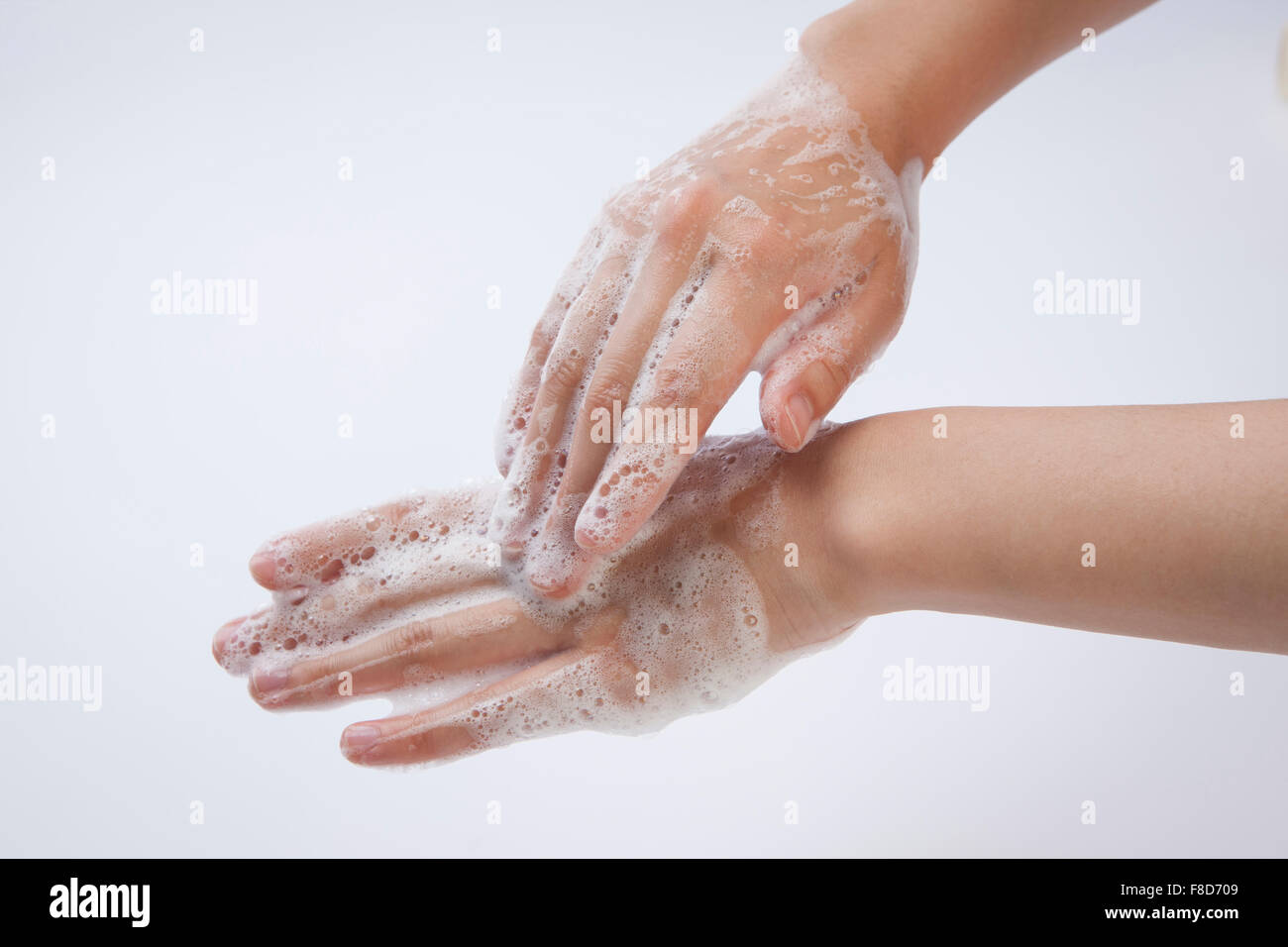 Foam hand hi-res stock photography and images - Alamy