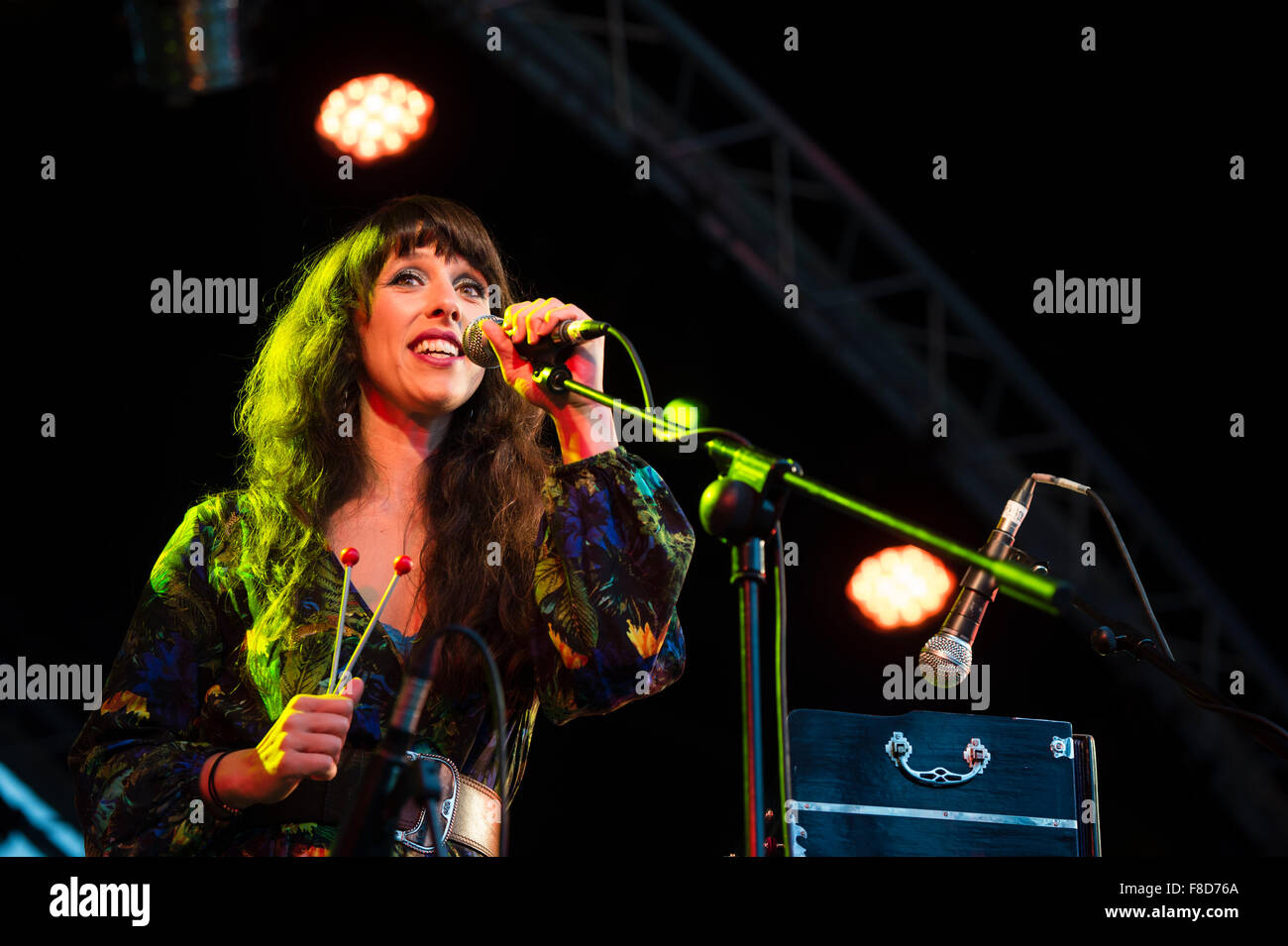 Award winning welsh folk band 9Bach performing at the newly restored ...