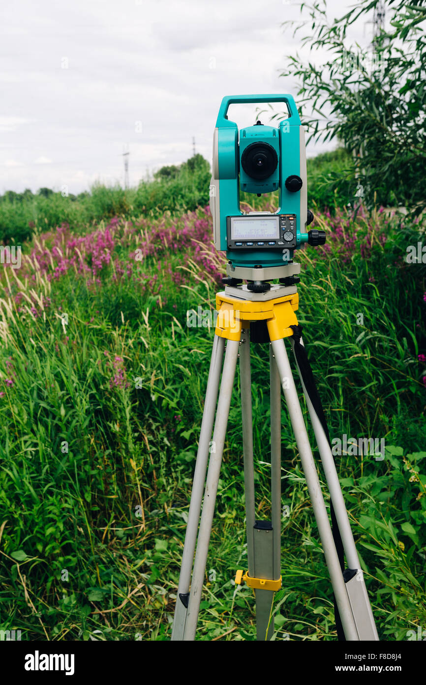 Background land surveying hi-res stock photography and images - Alamy