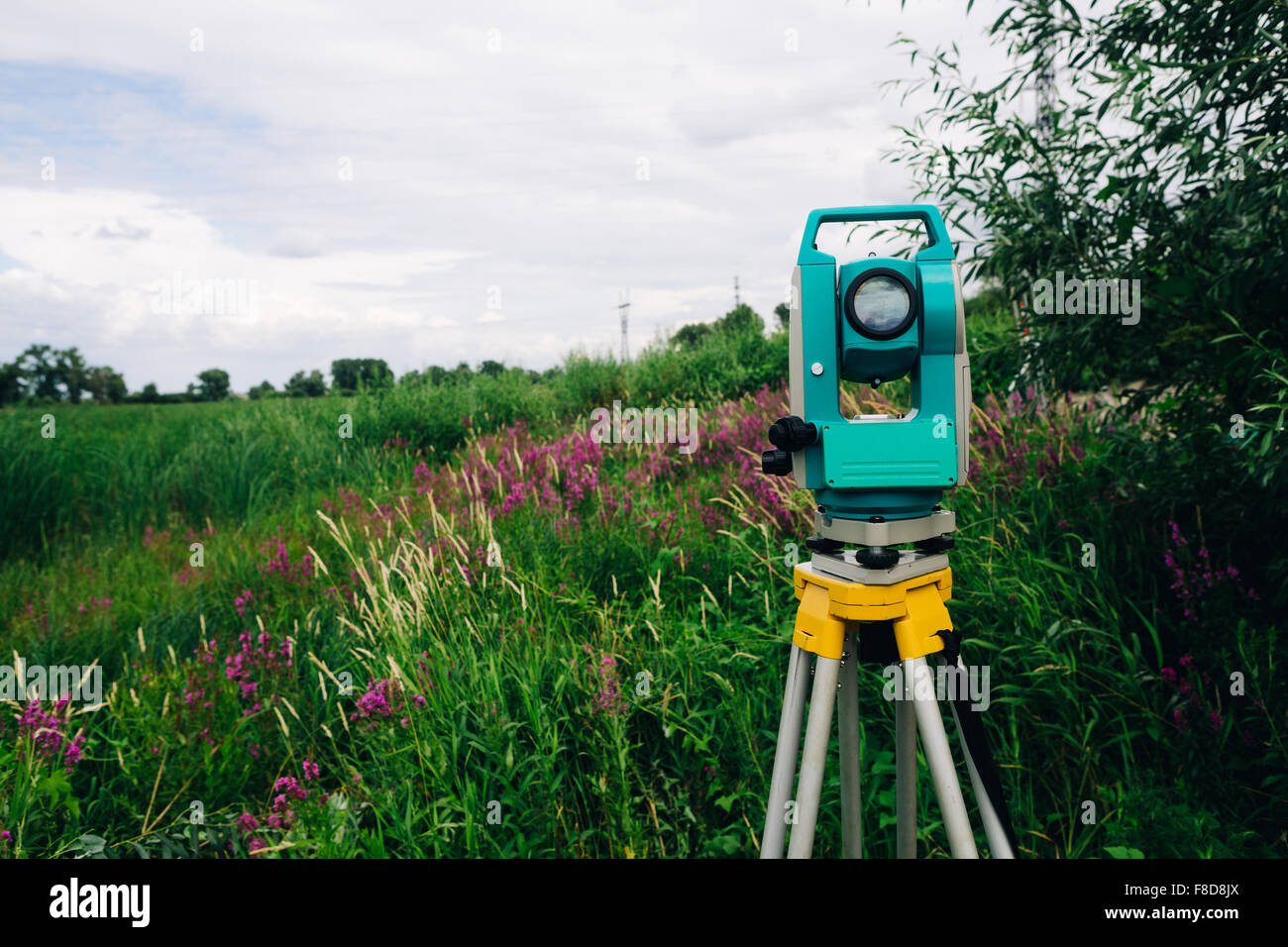 Background land surveying hi-res stock photography and images - Alamy