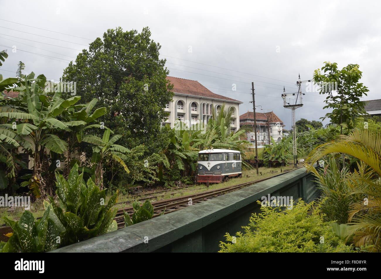 MT 815 at Kandy Railway Station, this rail trolley was manufactured in ...