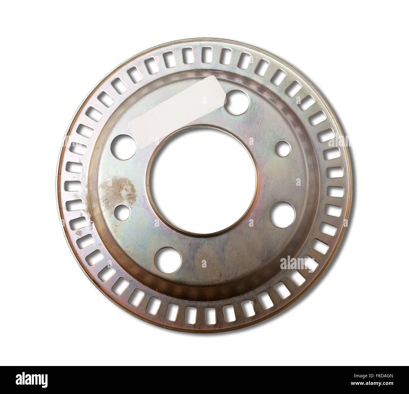 wheel rotor. Isolated on white with clipping path Stock Photo - Alamy