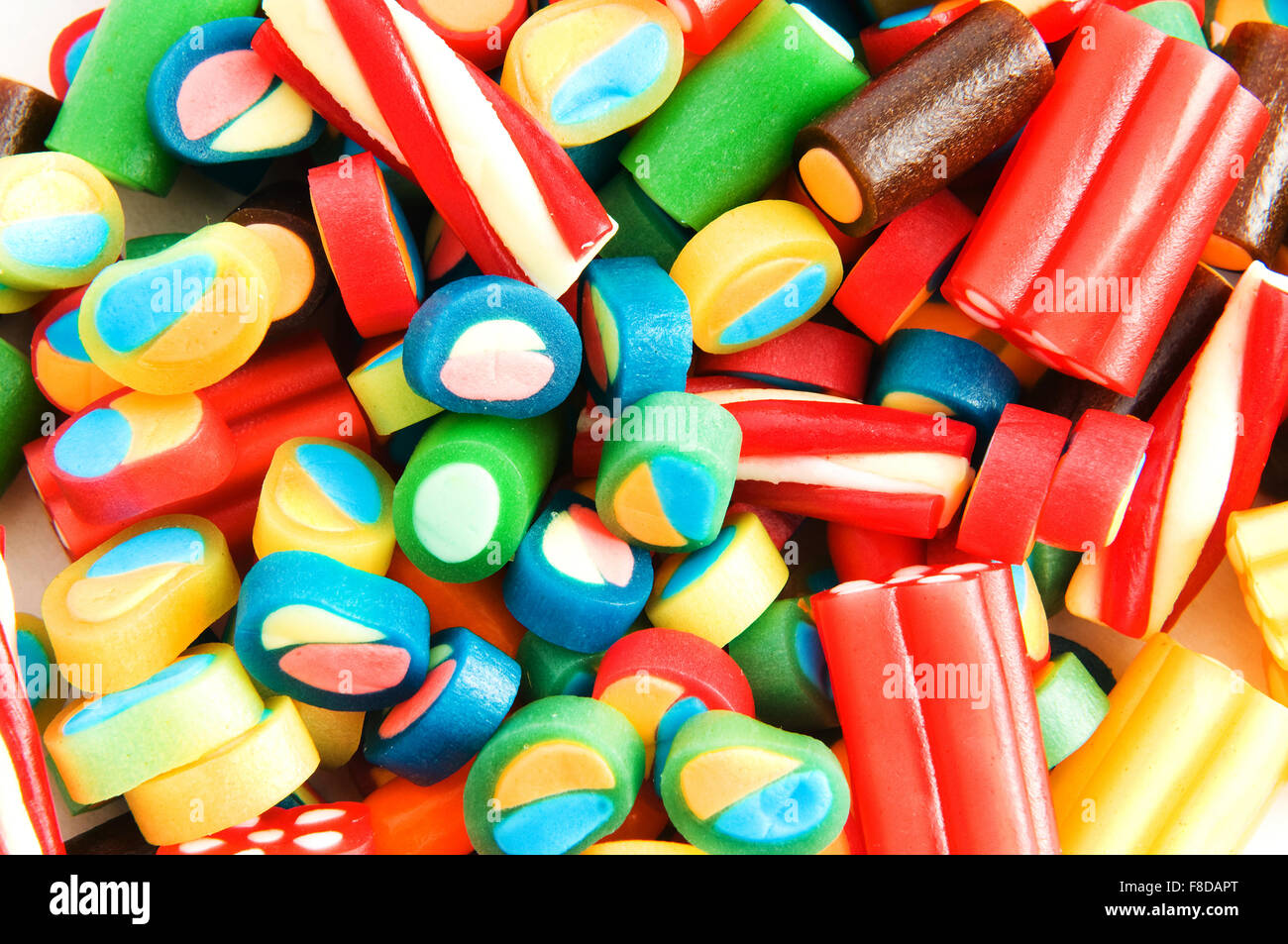 Background made of colourful sweets Stock Photo - Alamy
