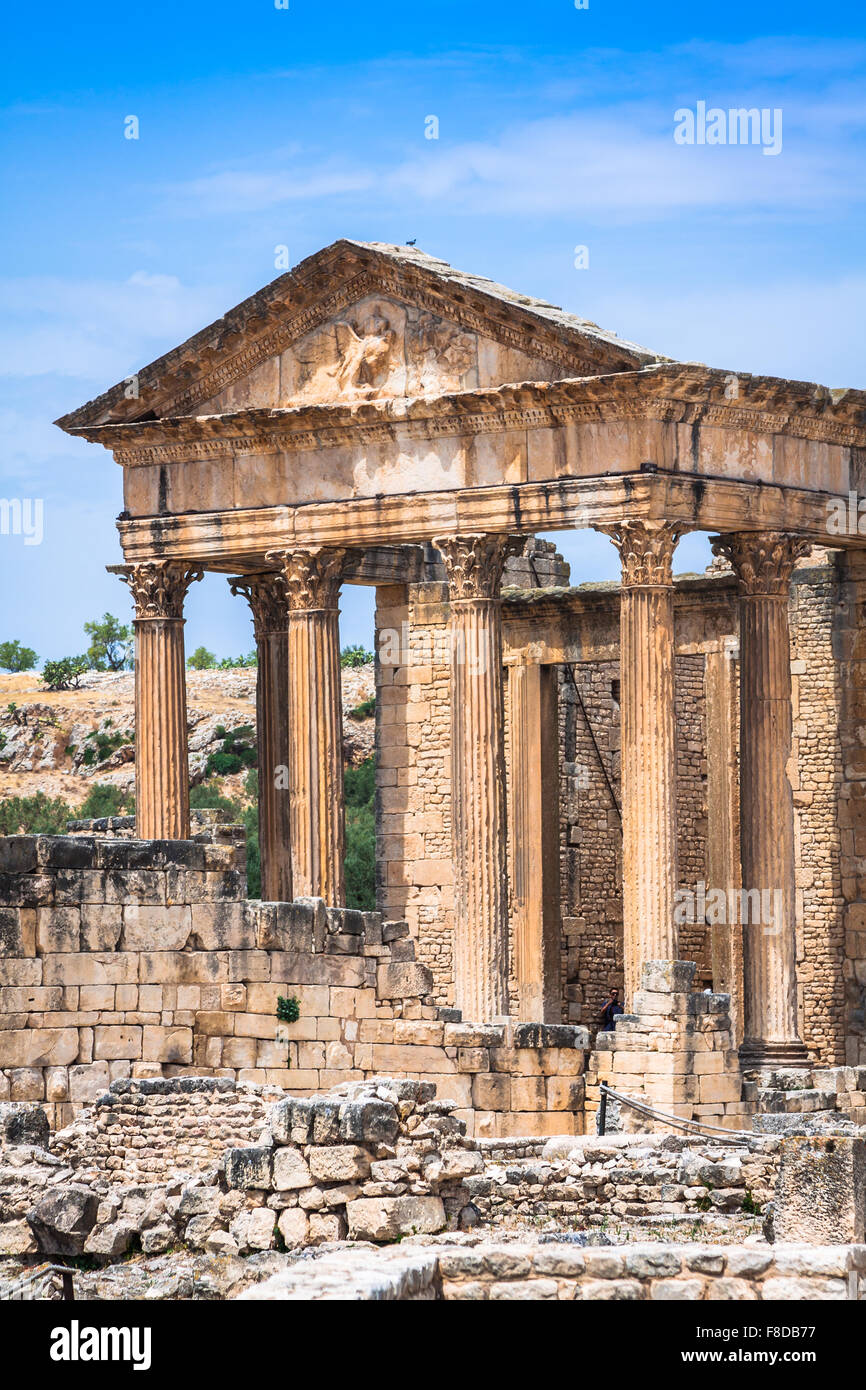Dougga arch hi-res stock photography and images - Alamy