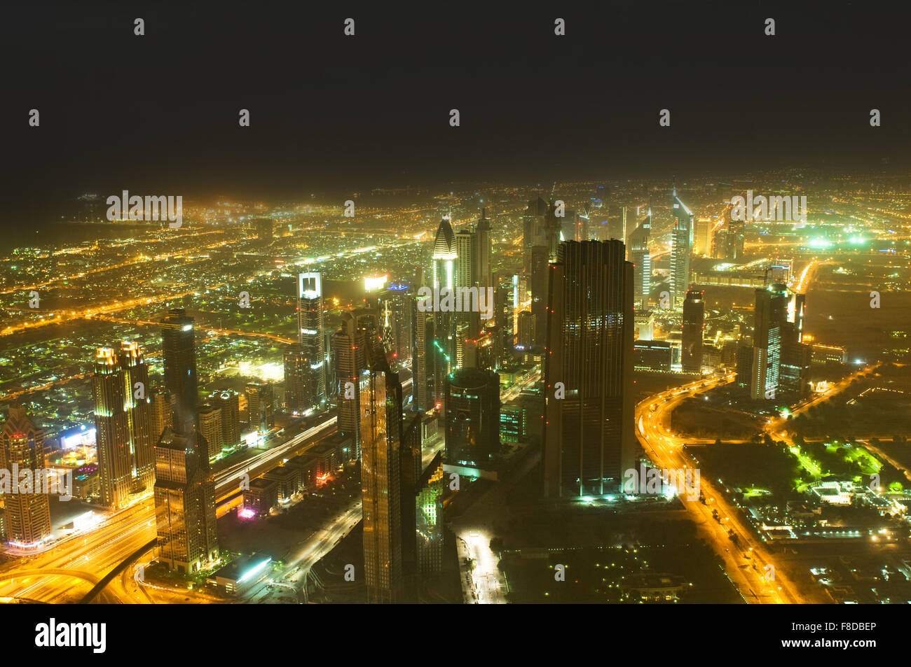 Dubai top down view hi-res stock photography and images - Alamy