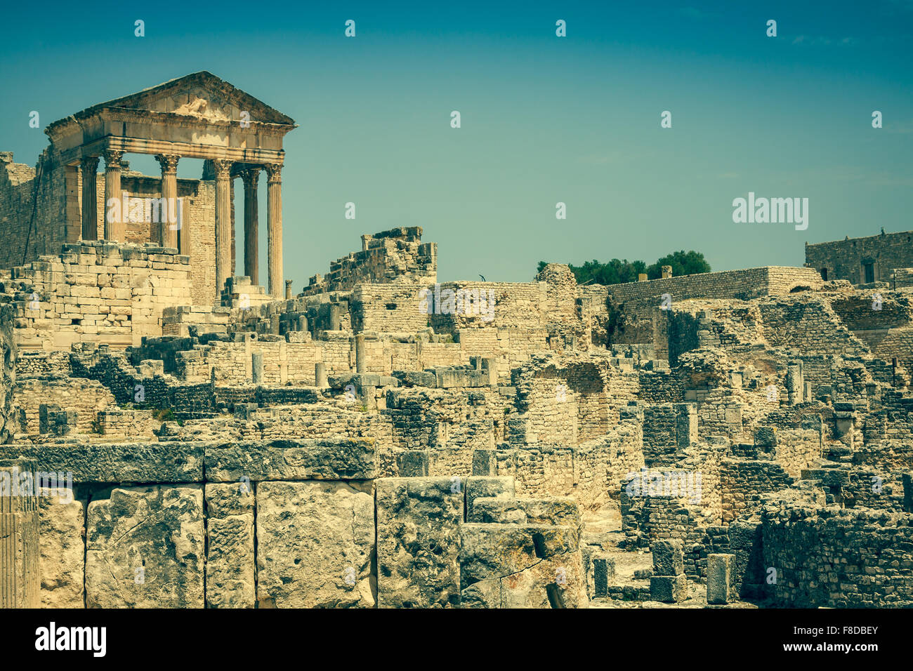 Dougga arch hi-res stock photography and images - Alamy