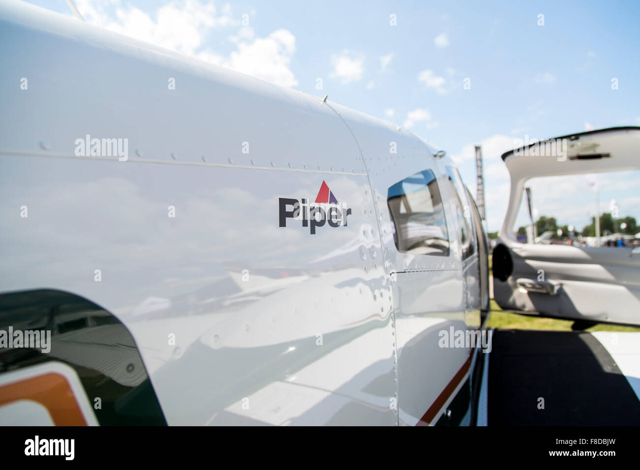 Piper Airplane logo on the side of an airplane Stock Photo - Alamy