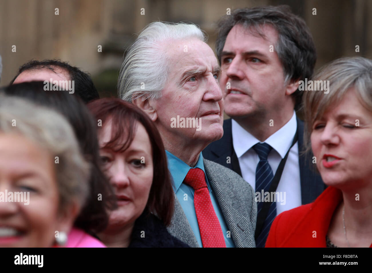 London, UK. 8th Dec, 2015. Dennis Skinner, Labour MP for Bolsover ...