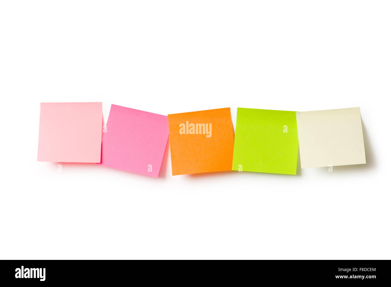 Reminder notes isolated on the white background Stock Photo - Alamy