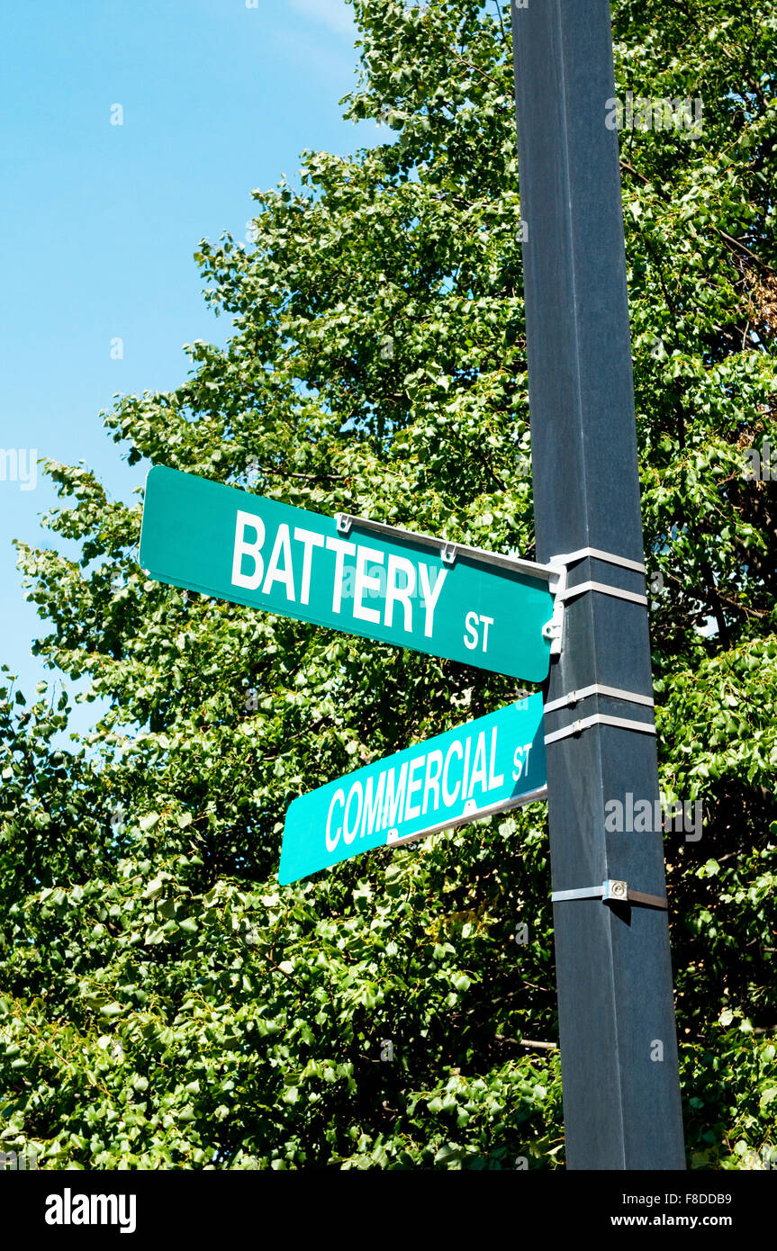 Street sign on the bright day Stock Photo - Alamy
