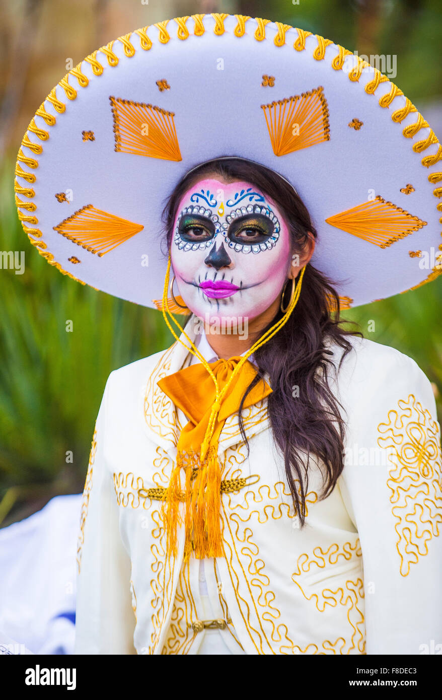 OAXACA , MEXICO - NOV 02 : Unidentified participant on a carnival of ...