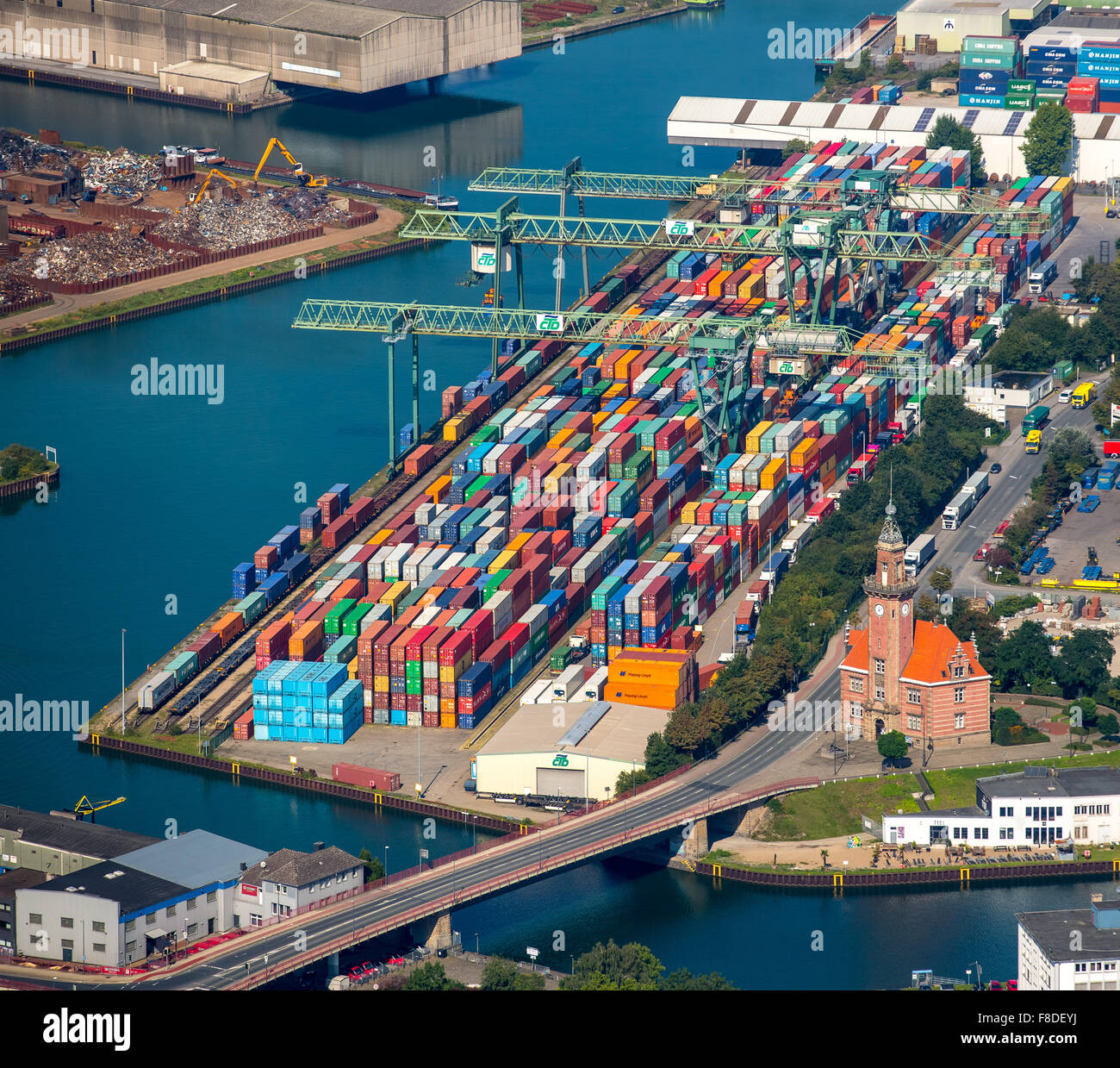 Container Port Dortmund Old Harbour Master's Office, Old Harbour Master ...
