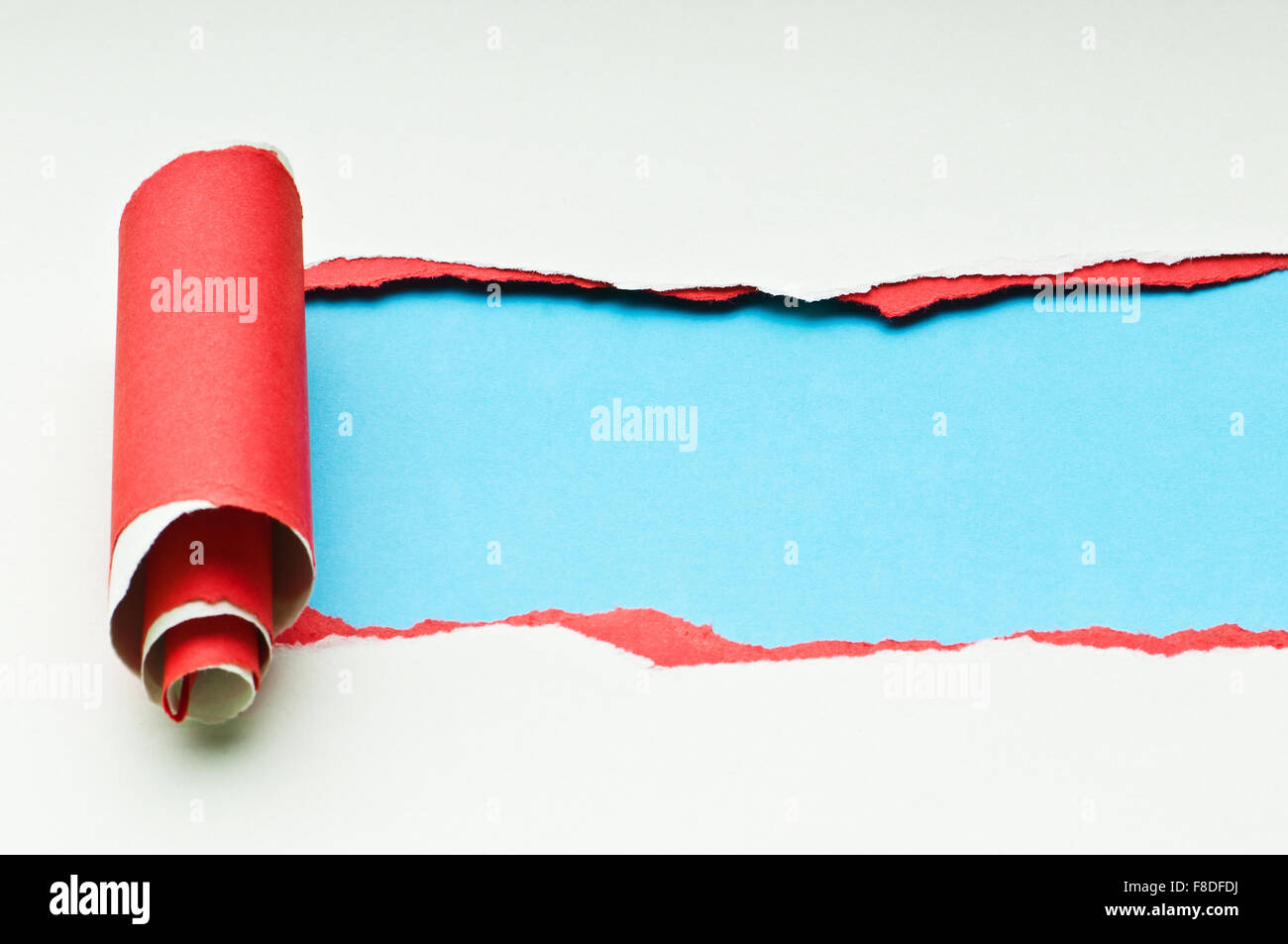 Torn paper with space for your message Stock Photo - Alamy