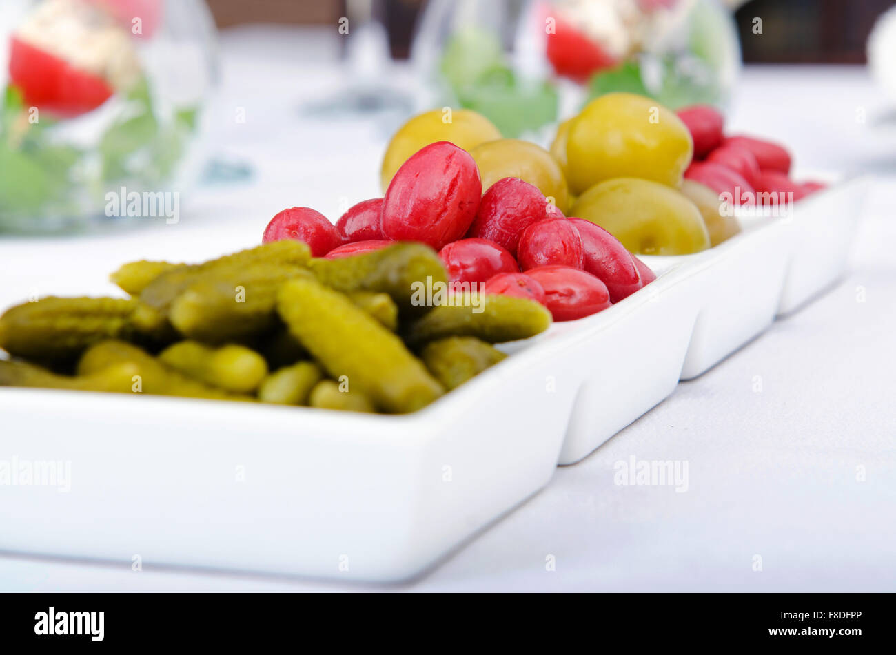 Selection of pickled vegetables Stock Photo - Alamy