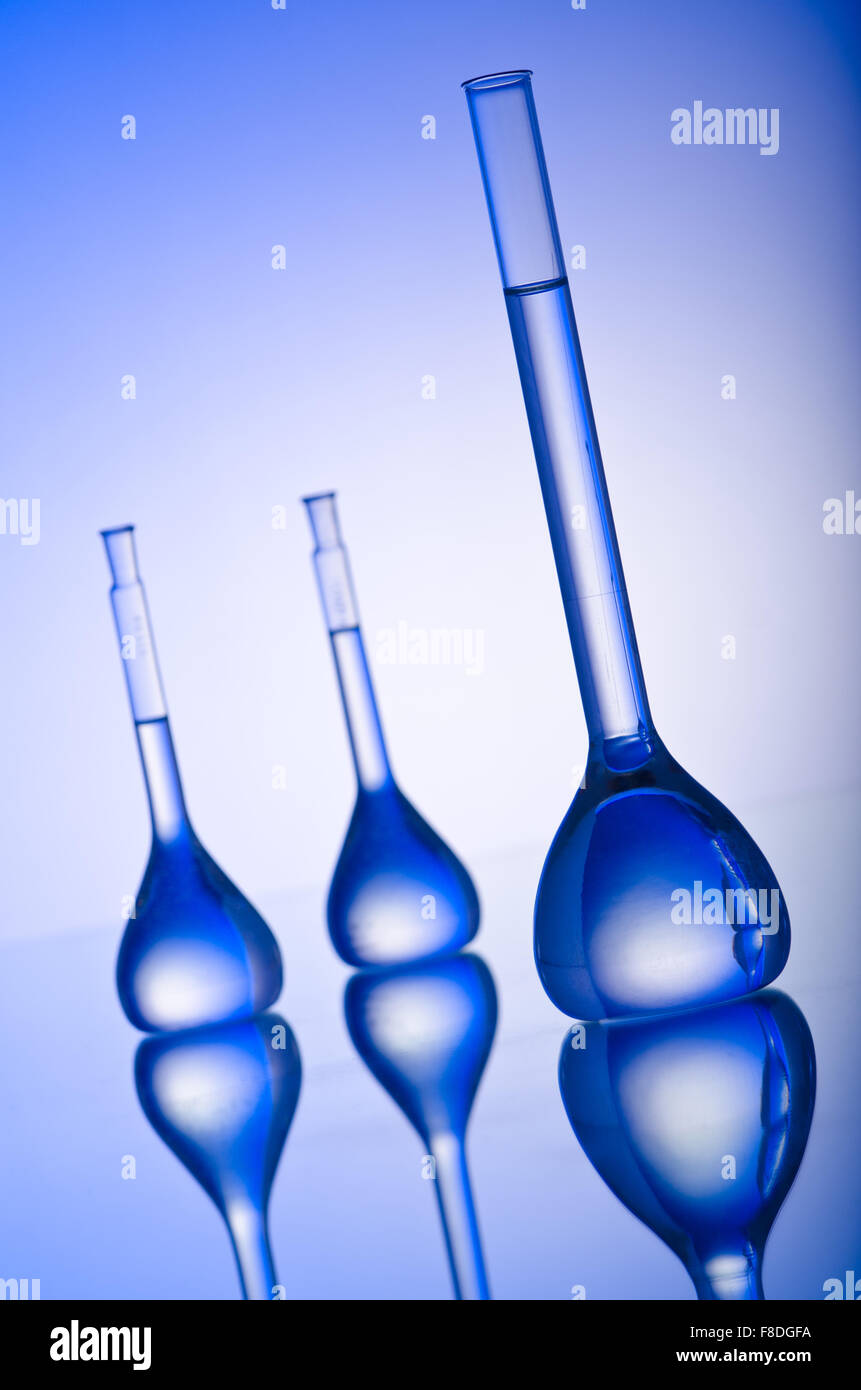 Chemical tubing at gradient background Stock Photo - Alamy