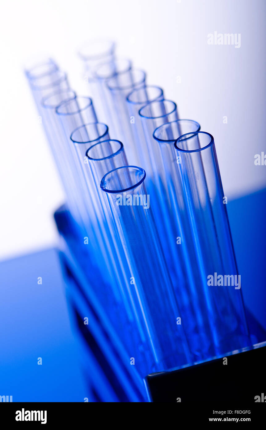 Chemical tubing at gradient background Stock Photo - Alamy