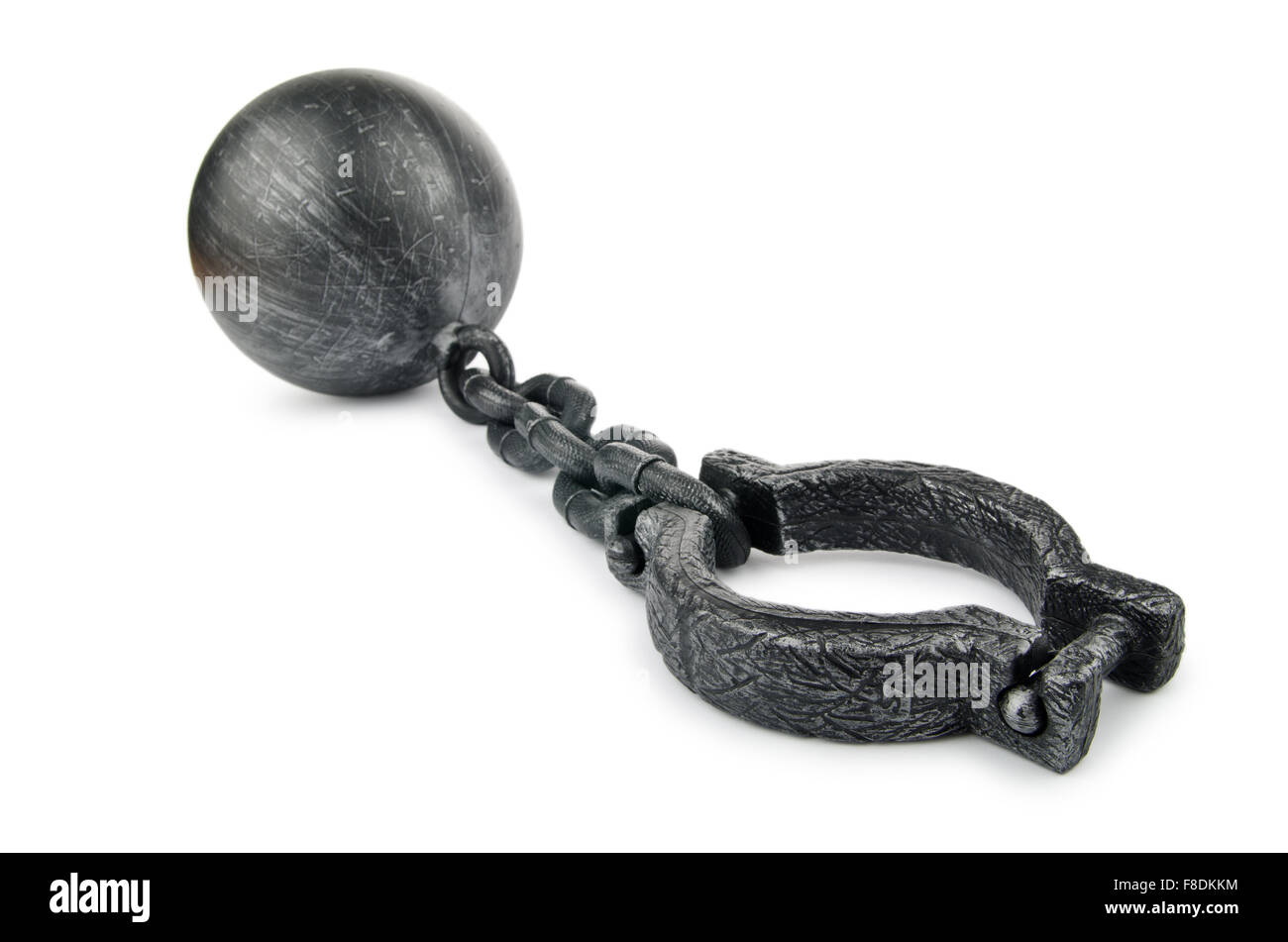 Metal shackles isolated on the white Stock Photo - Alamy