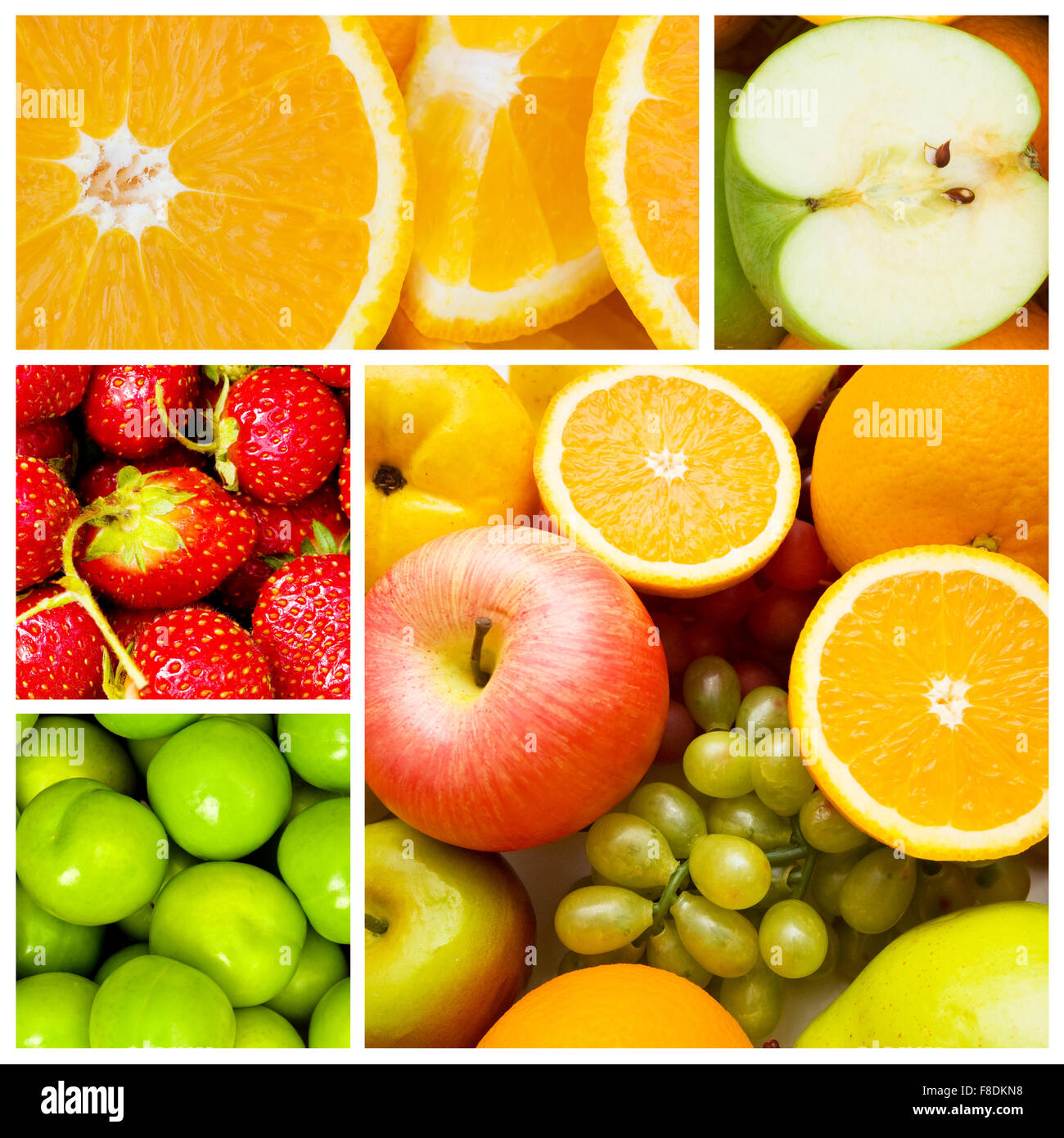 Set of various food items Stock Photo - Alamy