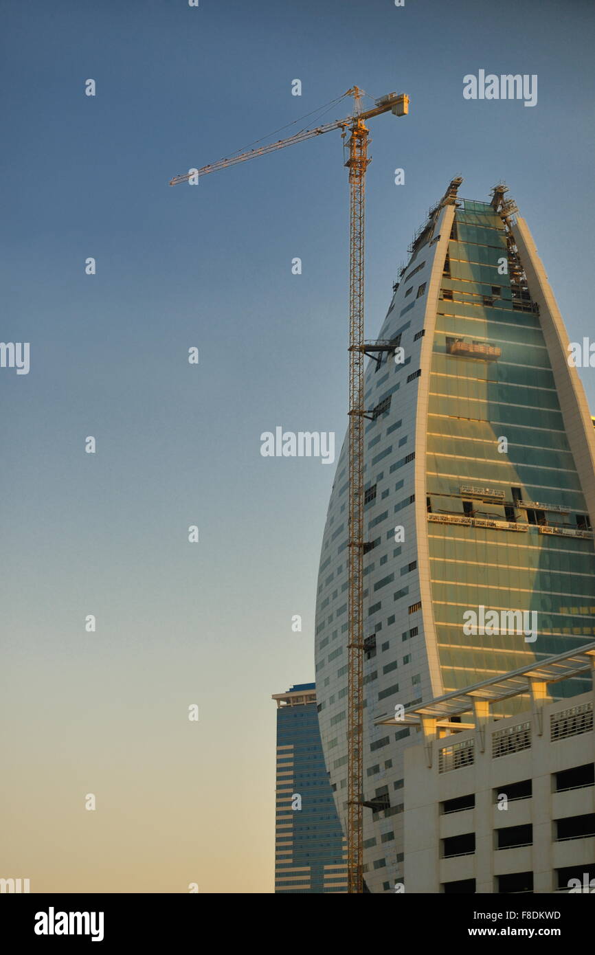 Construction site with crane and building Stock Photo - Alamy