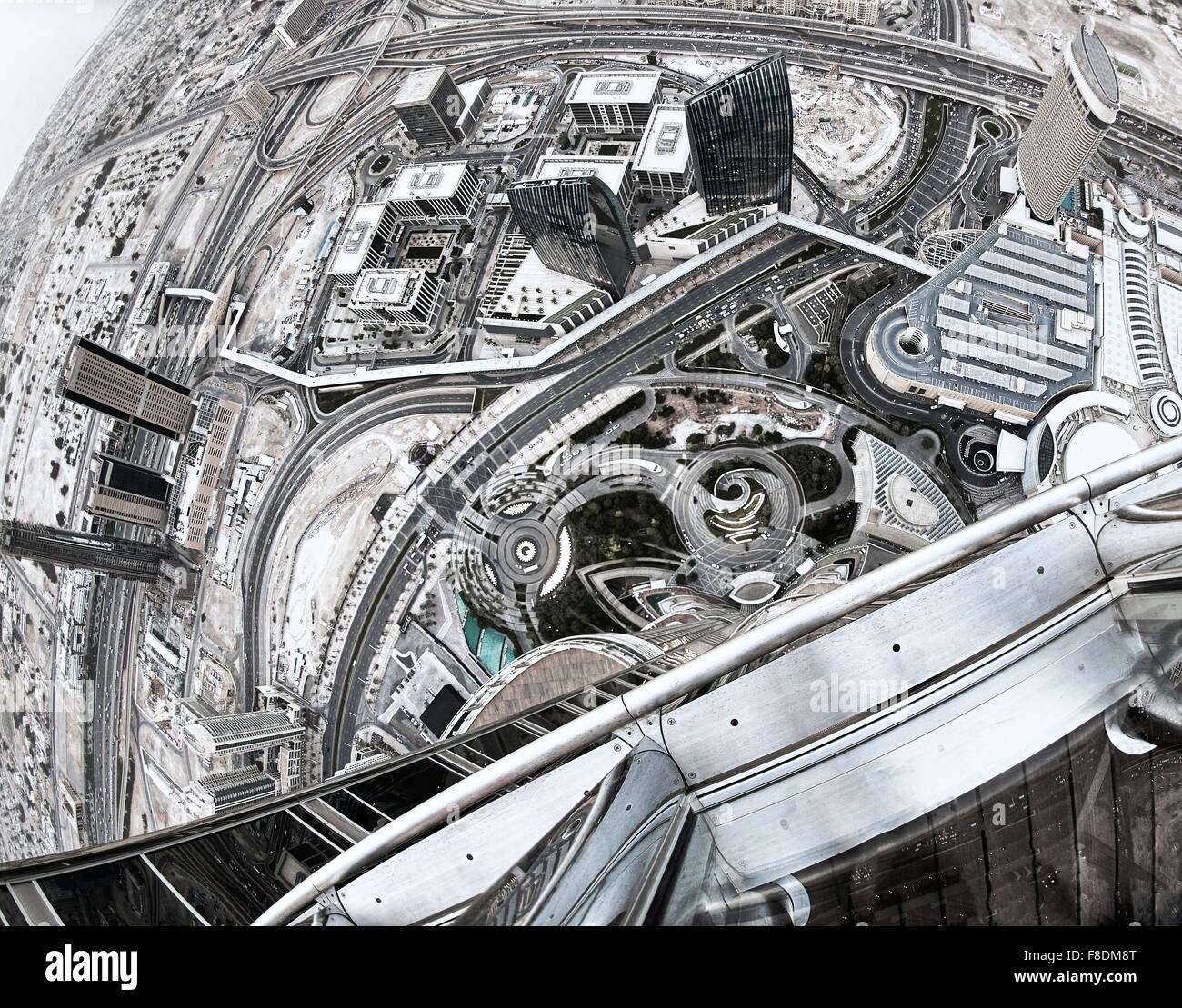 downtown city, cityscape of Dubai, United Arab Emirates, modern ...