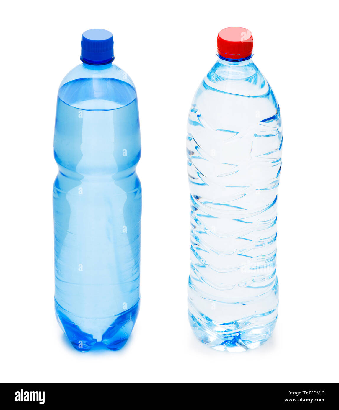 Many water bottles isolated on white Stock Photo - Alamy